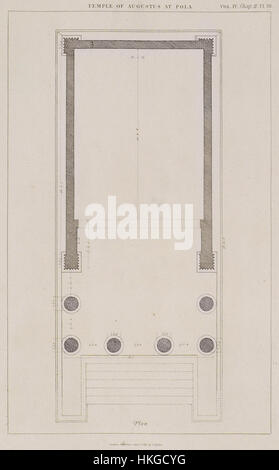 Plan of the Temple Stuart James & Revett Nicholas 1816 Stock Photo - Alamy