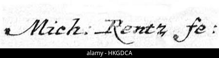Michael Heinrich Rentz was a German artist known for his finely ...