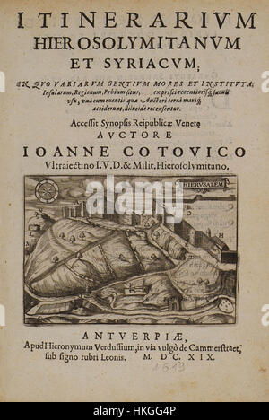 This 1619 engraving by Johannes Van Cootwijck depicts the Calvary Hill ...