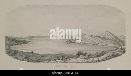This 1867 painting by Rey Etienne portrays the view from the Citadel of ...