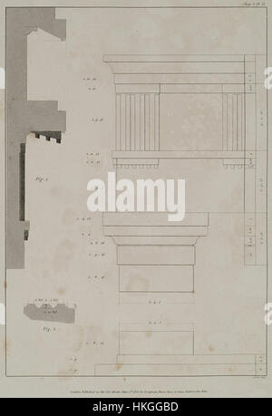 A detailed architectural representation by Wilkins William from 1807 ...