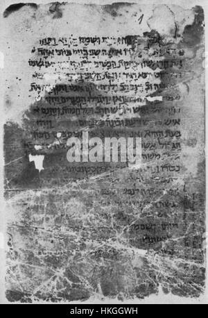 The Obadiah Scroll, part of the Kaufmann Genizah Collection, is an ...