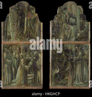 'Quattro storie di san Francesco' by Zanino di Pietro is a series of ...