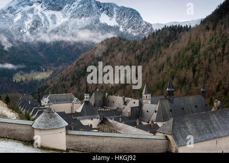 The Chartreuse mountain range: the Grande Chartreuse Monastery Stock ...