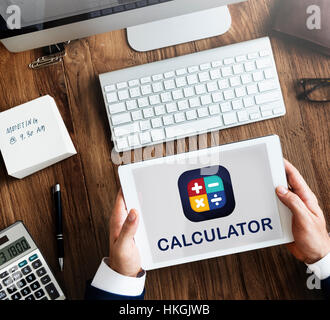 Calculator Financial Function Buttons Concept Stock Photo - Alamy