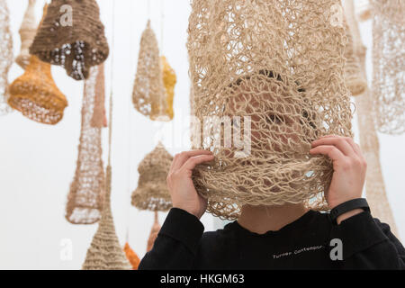 Interactive artwork Natural Fibres, 2017, by Paola Anziché. Entangled ...