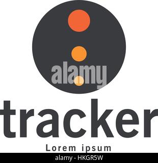 GPS tracking target logo concept design. Symbol graphic template ...