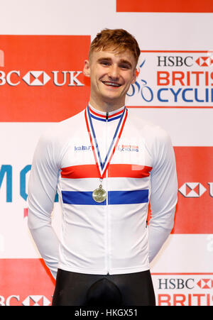 Daniel Bigham of Brother NRG Driverplan before winning the Men's ...