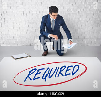 Required Choice Demand Request Order Concept Stock Photo - Alamy
