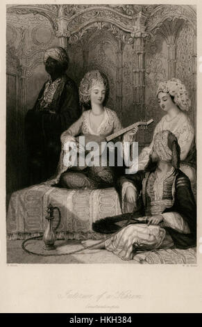 This 1836 illustration by Robert Walsh and Thomas Allom depicts the ...