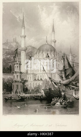 This historical artwork depicts Mahmud II, the 30th Sultan of the ...