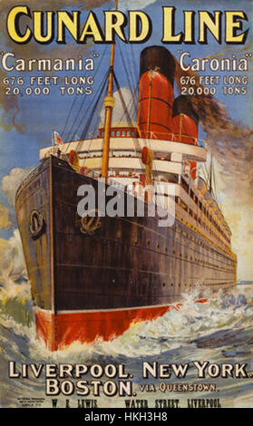 The RMS Carmania was a British ocean liner that operated during the ...