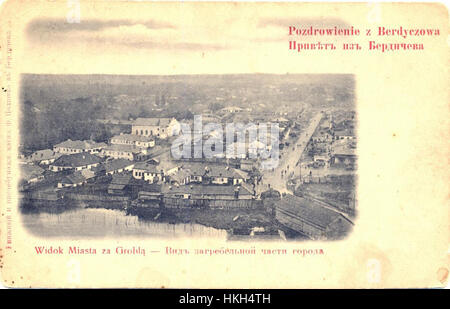 Berdychiv,view with Zagrebelna synagogue Stock Photo - Alamy