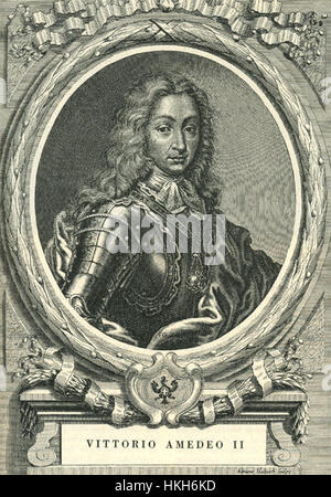 This 18th-century portrait depicts Vittorio Amedeo II of Savoy ...
