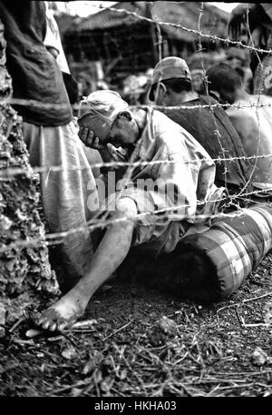 BATTLE OF OKINAWA June 1945. A US Marine Corsair fires its rockets ...