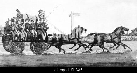 Victorian mail coach Stock Photo - Alamy