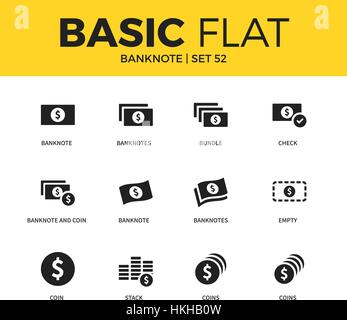 Coin icons set Stock Vector Image & Art - Alamy