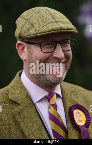 Ukip leader Paul Nuttall during his campaign launch for the Stoke-on ...