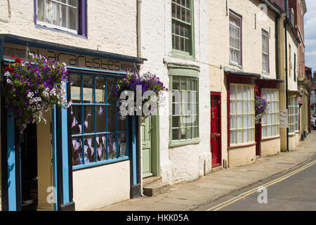 Bridlington old town shops shop dads army decor blitz tape on windows ...