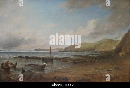 . English: John Constable's Weymouth Bay With Approaching Storm . 1818 ...