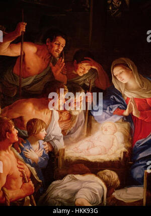 Nativity scene. "The Adoration of the Shepherds" by Guido Reni (1575 ...