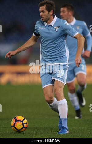 Rome, Italy. 28th Jan, 2017. Matteo Salvini, leader of the Lega Nord ...