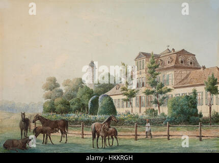 This 1855 painting by August Friedrich Wilhelm Nothnagel depicts ...