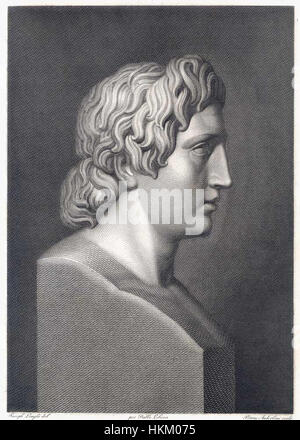 Alexander the Great (356-323 BC). King of Macedonia. Portrait. Marble ...