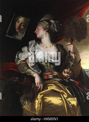 A painting attributed to Abraham Janssens I, titled 'The Sibyl ...