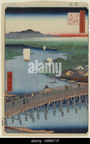 The '100 Views of Edo' is a series of ukiyo-e woodblock prints from the ...