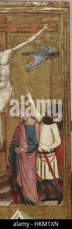 Arnau Bassa - Triptych with Madonna and Child with the Crucifixion and the Annunciation ...