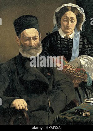 This artwork by Edouard Manet showcases the artist's signature style ...