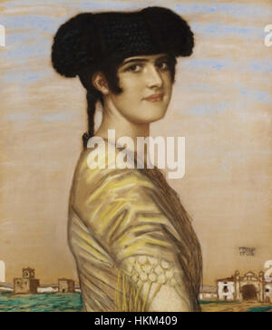 Franz von Stuck’s portrait of Mary Stuck, his wife, captures her in a ...