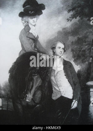 The portrait of Douglas Hamilton, 8th Duke of Hamilton, painted by Sir ...