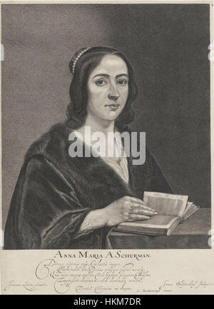 Anna Maria van Schurman - after Lievens Stock Photo - Alamy