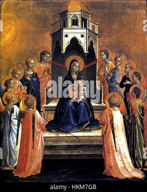 This circa 1430 oil painting, attributed to the manner of Hubert van ...