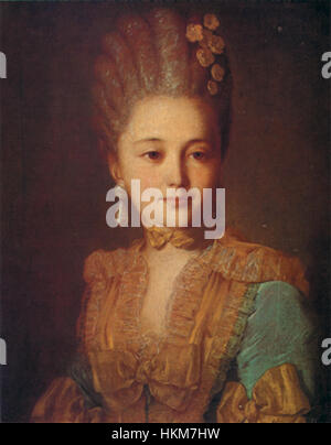 This Russian painting portrays a female figure representing Russia ...