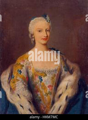 The portrait 'Infanta María Antonia Fernanda de Borbón' by Louis-Michel ...