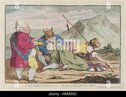 18th Century Political Satire Stock Photo - Alamy