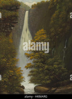 Edward Bailey - 'Falls of Hanapepe, Kauai', oil on canvas, 1887 Stock ...