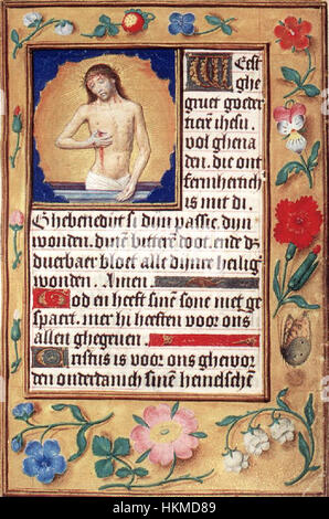 A 16th-century artwork or document featuring the 'Prophets Line,' a ...