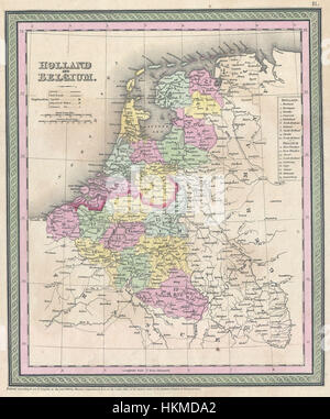 The 1850 Mitchell Map of Europe provides a detailed view of European ...