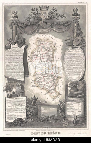 This 1852 Levasseur map of the Department du Jura in France provides a ...