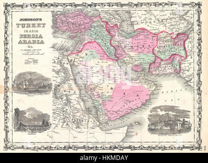 This 1862 map by Johnson depicts the regions of New Brunswick, Nova ...