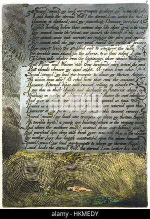 William Blake’s 'America. A Prophecy' (Plate 7) depicts the figure of ...