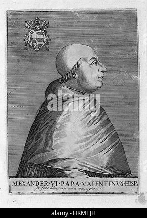 This portrait depicts Pope Alexander VI during his papacy (1492–1503 ...