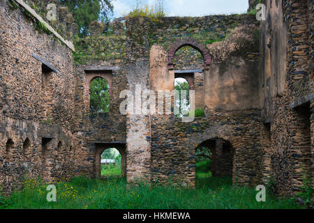 Messih-seghed Bekafa castle; Ethiopia Stock Photo - Alamy