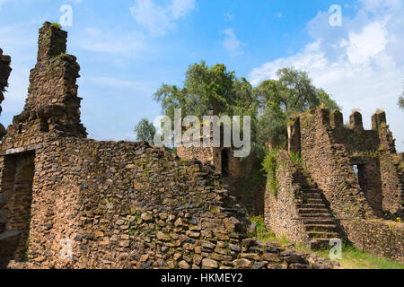Messih-seghed Bekafa castle; Ethiopia Stock Photo - Alamy
