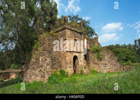 Messih-seghed Bekafa castle; Ethiopia Stock Photo - Alamy