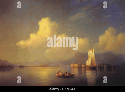 Italian landscape 1858 by Ivan Aivazovsky Stock Photo - Alamy